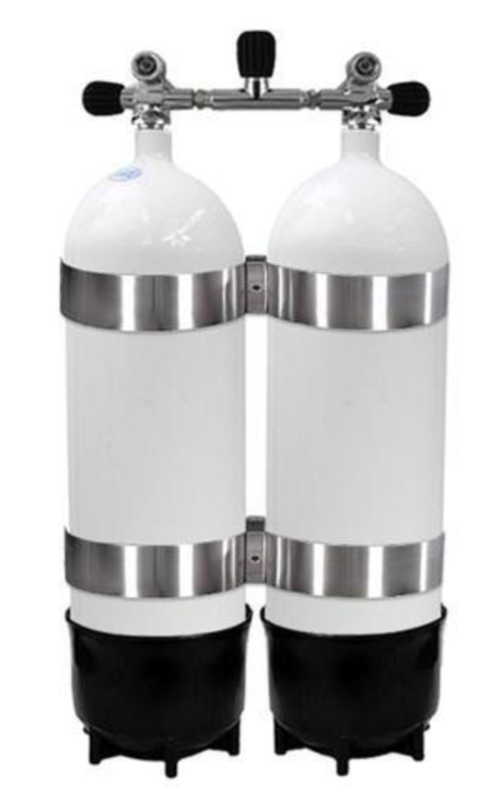 faber 15 lt steel twin set cylinders, prodive central coast – Pro Dive ...